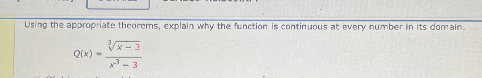 Solved Using the appropriate theorems, explain why the | Chegg.com