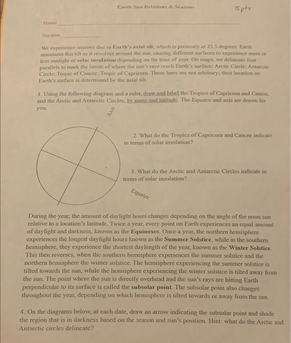 Solved Larsu Relations Seasons spts Name Section We | Chegg.com