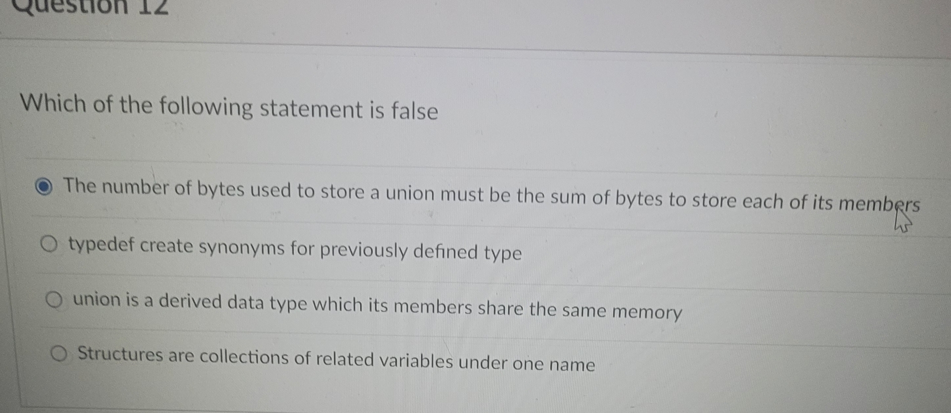 Solved Which of the following statement is falseThe number | Chegg.com