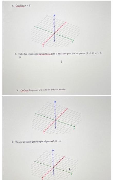 Solved 7. Find the parametric equations fi the line passing | Chegg.com