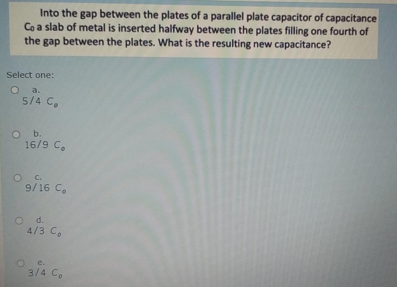Solved Into the gap between the plates of a parallel plate | Chegg.com