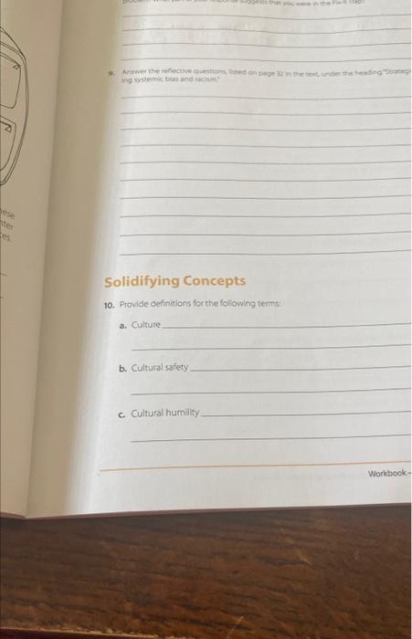 Solved ing spiternic tion and raciom Solidifying Concepts | Chegg.com