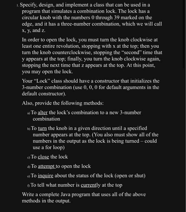 Solved 2 Programs are needed in JAVA for this one lab! The | Chegg.com