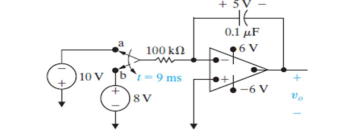 Solved create circuit on breadboard. At the instant that the | Chegg.com