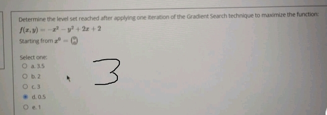 Solved Determine the level set reached after applying one | Chegg.com