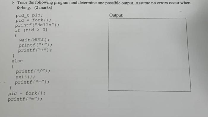 Solved b. Trace the following program and determine one | Chegg.com
