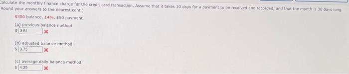 Solved Round your answers to the nearest cent.) $300 | Chegg.com