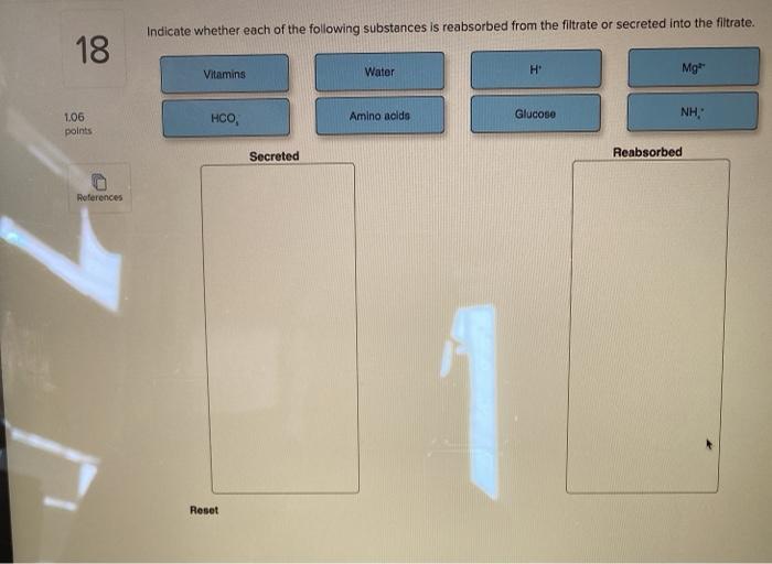Solved Indicate whether each of the following substances is | Chegg.com