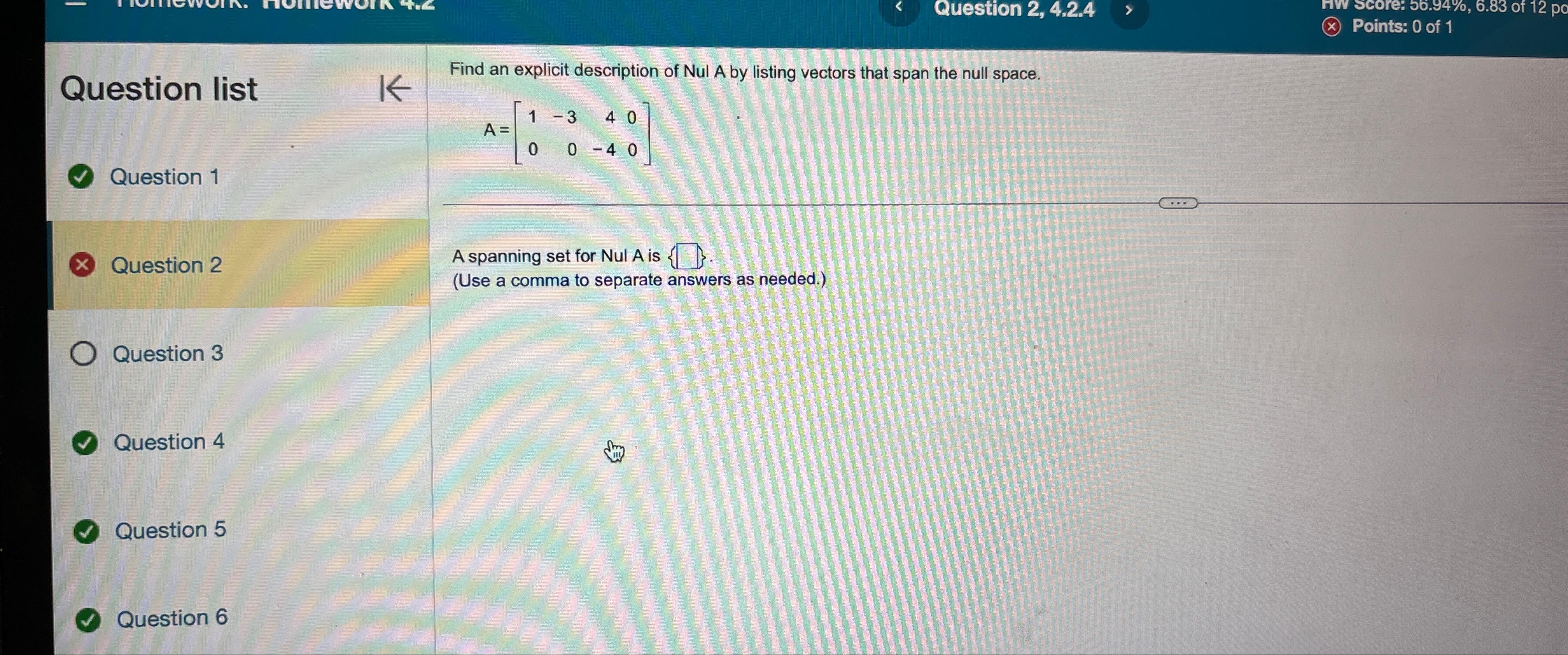 Solved Question listQuestion 1Question 2Question 3Question | Chegg.com