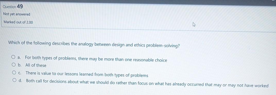 Solved Which of the following describes the analogy between | Chegg.com