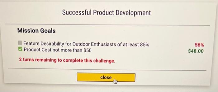 Solved how to make the outdoor enthausiasts to 85 % in mini | Chegg.com