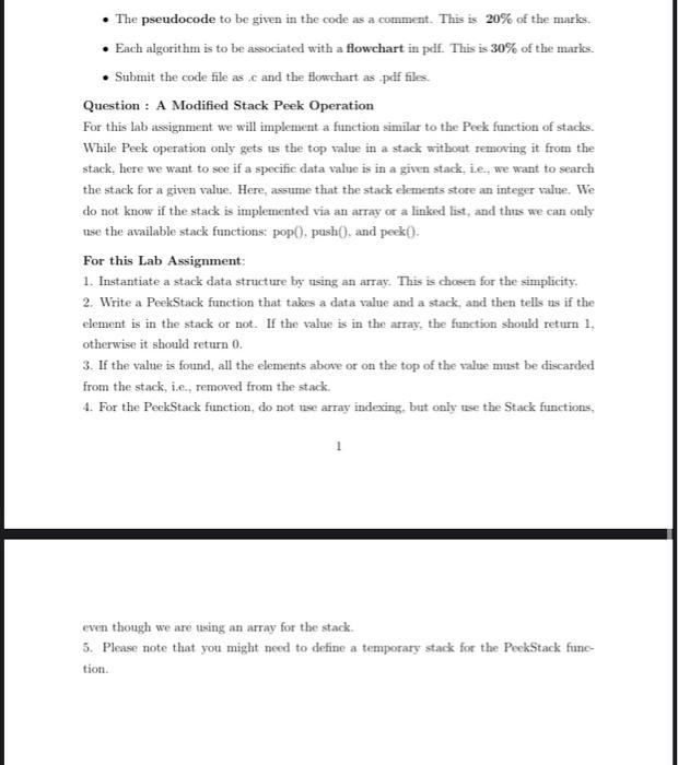 Solved - The pseudocode to be given in the code as a | Chegg.com