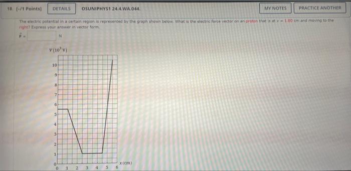 Solved 10 1/1 Points) DETAILS OSUNIPHYS1 24.4.WA.044. MY | Chegg.com Solved 10 1/1 Points) DETAILS OSUNIPHYS1 24.4.WA.044. MY | Chegg.com