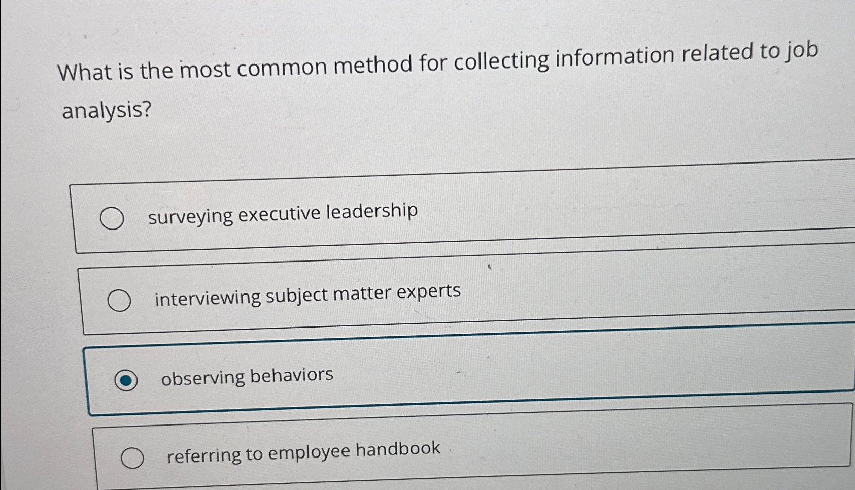 Solved What is the most common method for collecting | Chegg.com