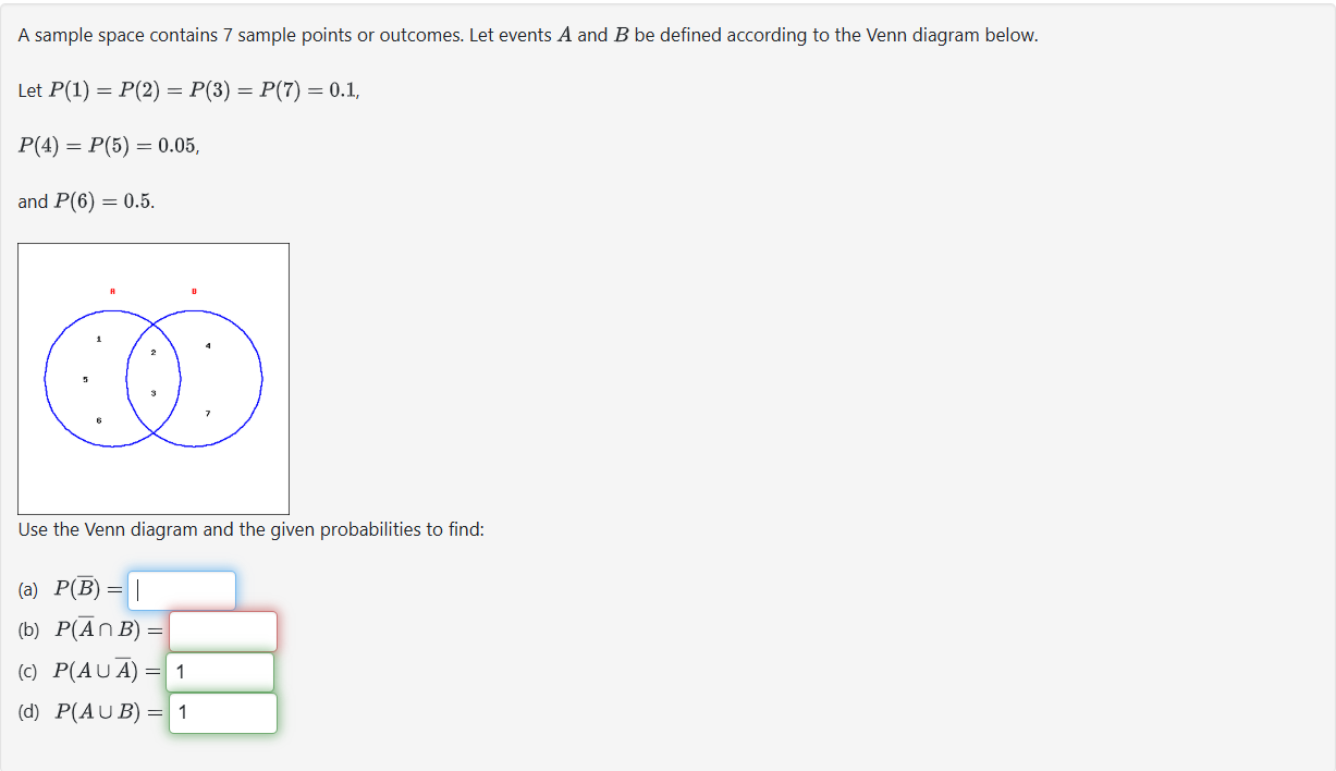 Solved A sample space contains 7 ﻿sample points or outcom | Chegg.com