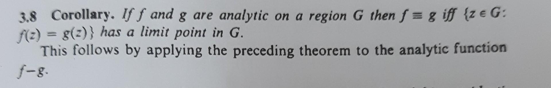 3. Find all entire functions f such that f(x)=ex for | Chegg.com