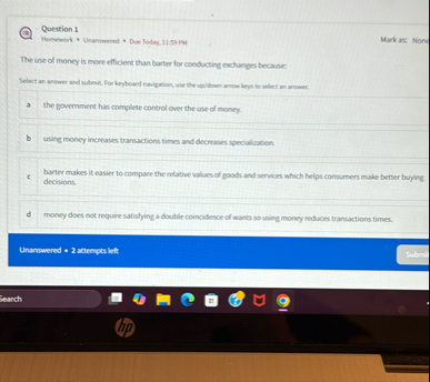 Solved Question 1Homework * ﻿Unaromered * ﻿Due Today. 1159 | Chegg.com