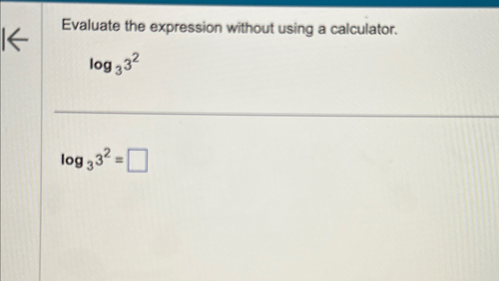 Solved Evaluate the expression without using a | Chegg.com