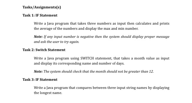 Solved Tasksassignmentss You Can Solve The Tasks Either 