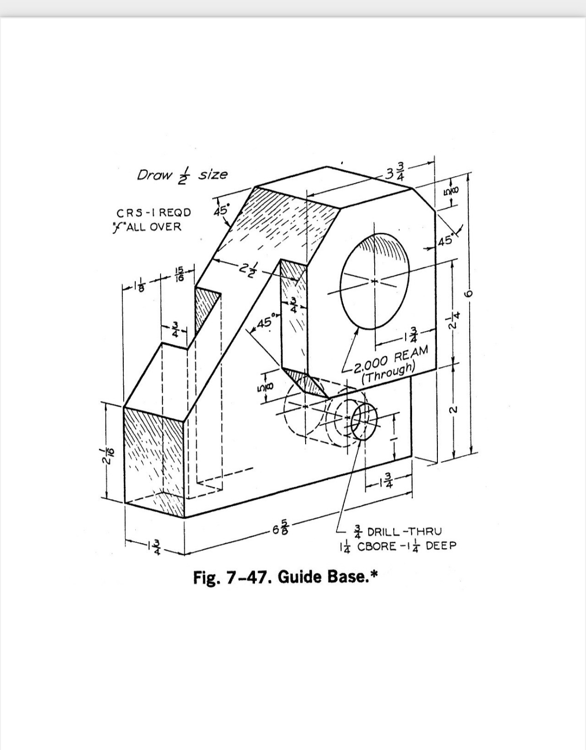Solved Draw step by step on autocad or inventor software | Chegg.com