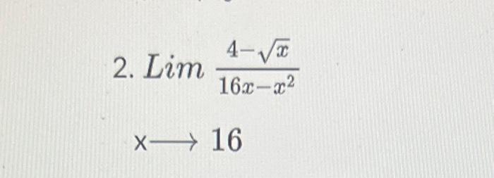 Solved 16x−x24−x | Chegg.com