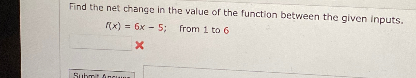 Solved Find the net change in the value of the function | Chegg.com