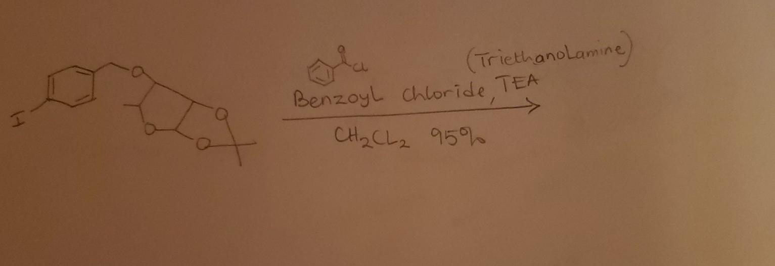Solved Hea (Triethanolamine) Benzoyl chloride, TEA CH₂CL₂ | Chegg.com