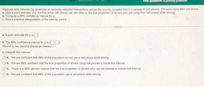 Solved Suppose data collected by observers at randomly | Chegg.com