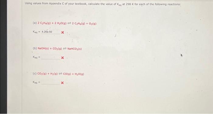 Using values from Appendix C of your textbook, | Chegg.com