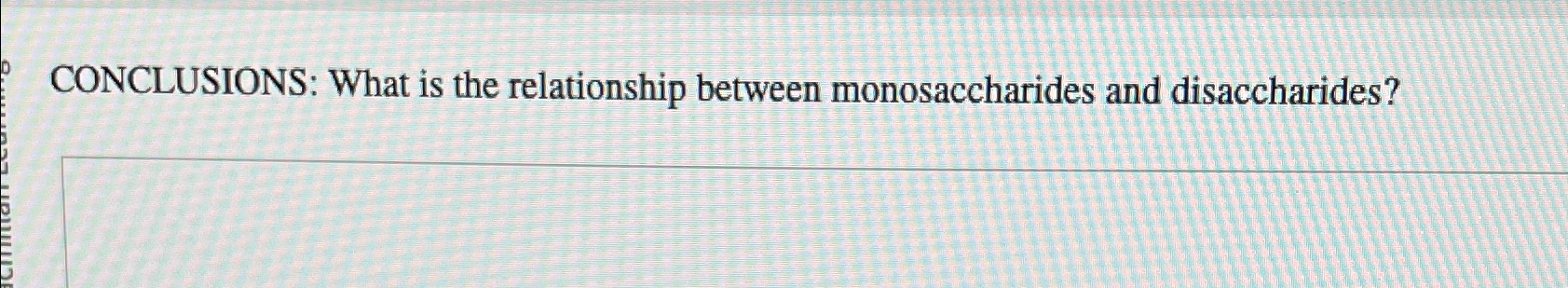 Solved CONCLUSIONS: What is the relationship between | Chegg.com