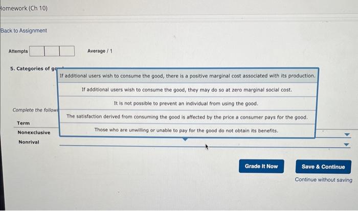 Solved Back to Assignment Continue without saving Back to | Chegg.com