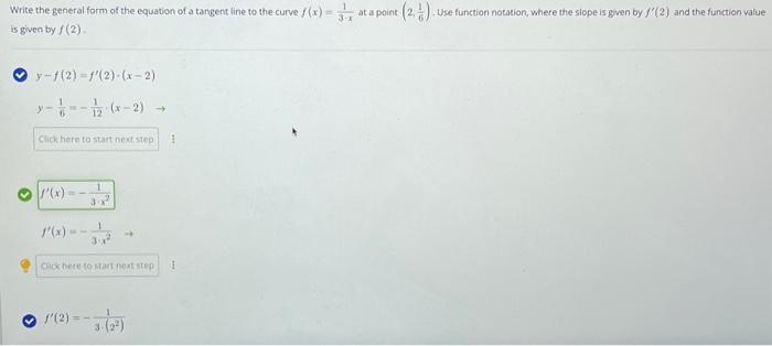 Solved Write the general form of the equation of a tangent | Chegg.com
