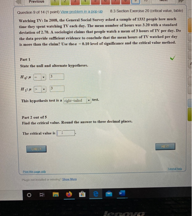 Solved Previous Question 9 of 14 (1 point) View problem in a | Chegg.com