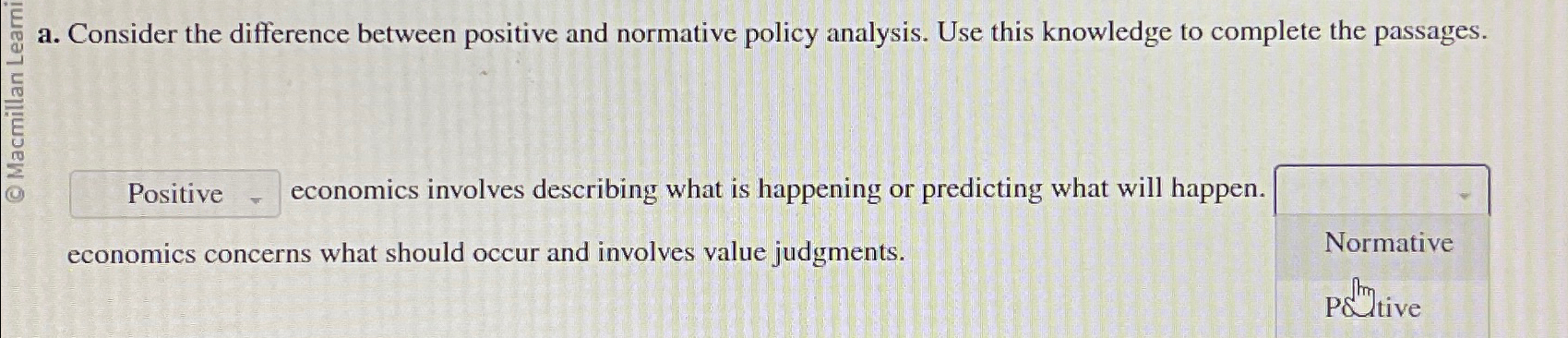 Solved a. ﻿Consider the difference between positive and | Chegg.com