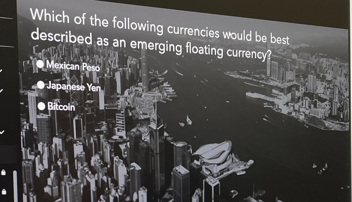 Solved Which of the following currencies would be best | Chegg.com