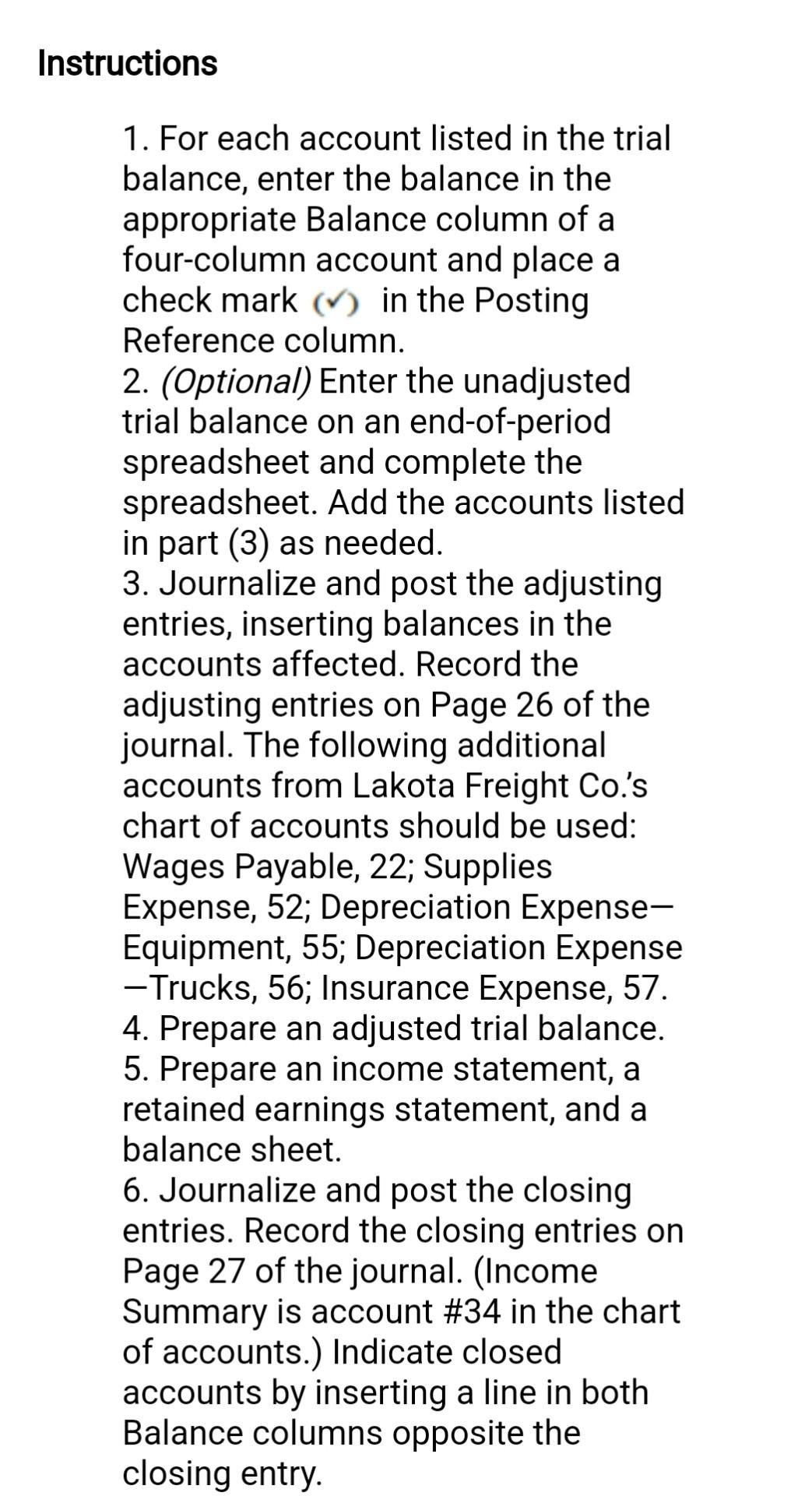 Solved Ledger accounts, adjusting entries, financial | Chegg.com