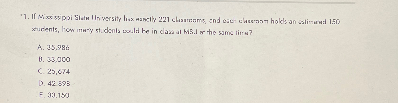 Solved If Mississippi State University has exactly 221 | Chegg.com