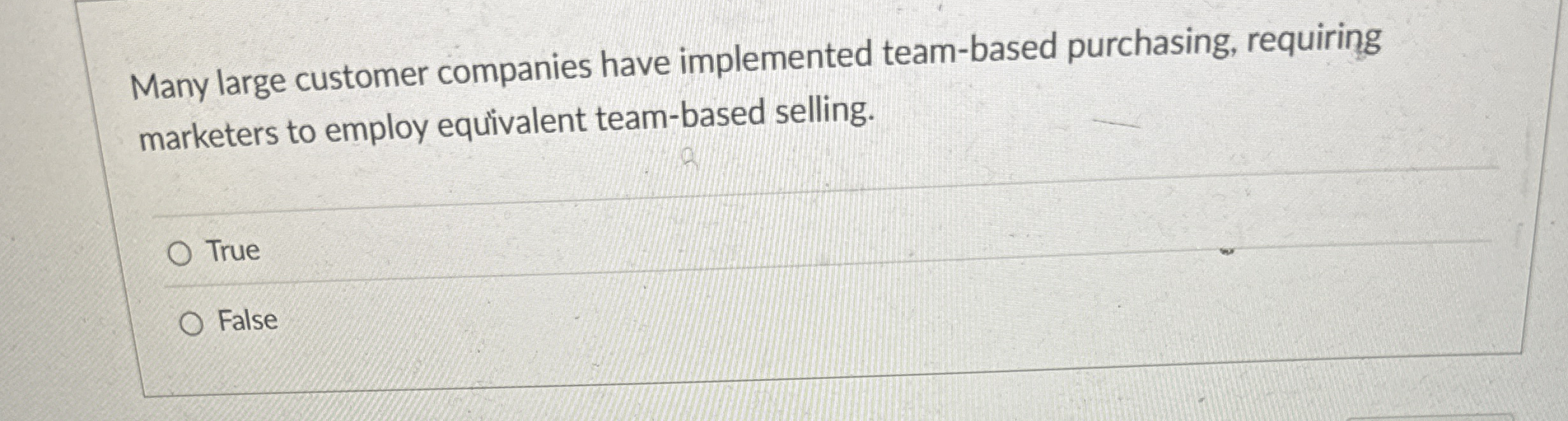 Solved Many large customer companies have implemented | Chegg.com