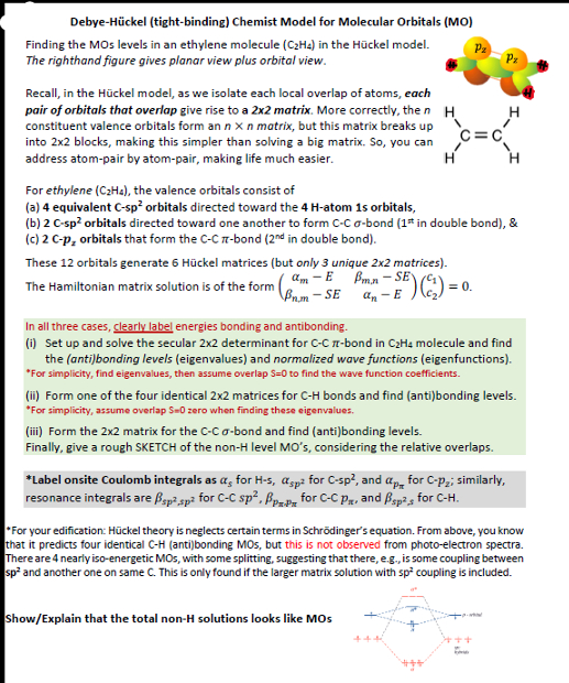 Debye-Hückel (tight-binding) ﻿Chemist Model for | Chegg.com