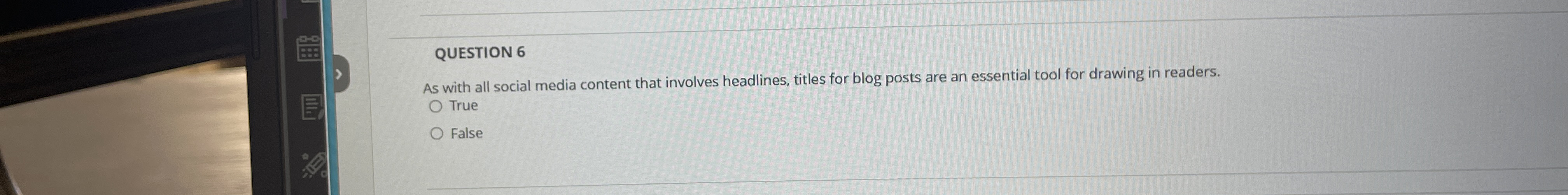 Solved QUESTION 6As with all social media content that | Chegg.com