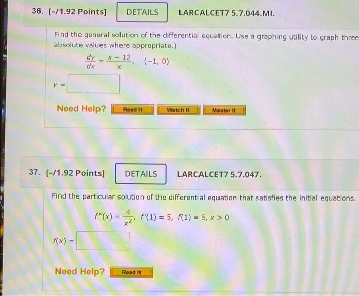 Solved Find the general solution of the differential | Chegg.com