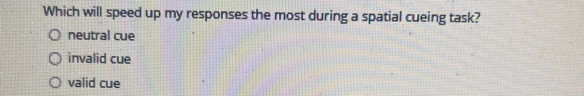 Solved Which will speed up my responses the most during a | Chegg.com