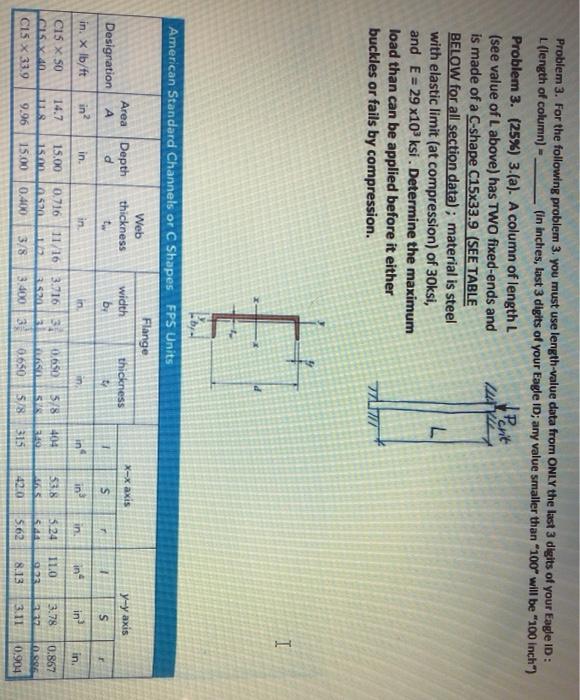 Solved Pont Problem 3. For the following problem 3. you must | Chegg.com