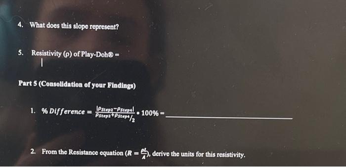 Solved 1. Insert your Excel plot of Resistance ( y-axis) | Chegg.com