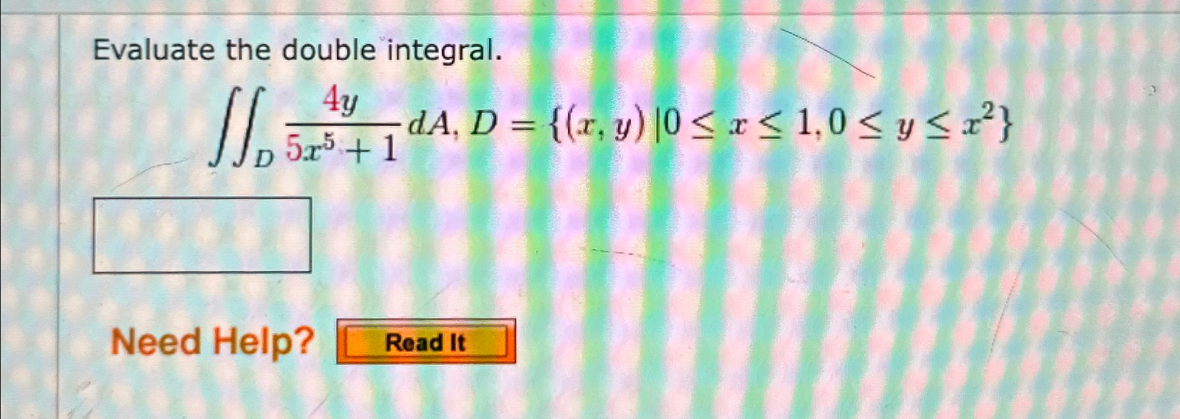 Solved Evaluate the double | Chegg.com