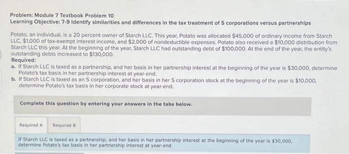 Solved Problem: Module 7 Textbook Problem 10 Learning | Chegg.com