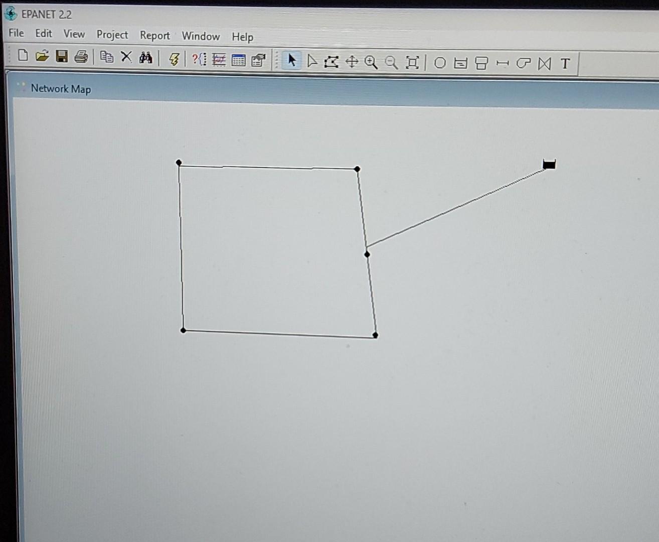 Solved EPANET 22 File Edit View Project Report Window Help ≈ | Chegg.com