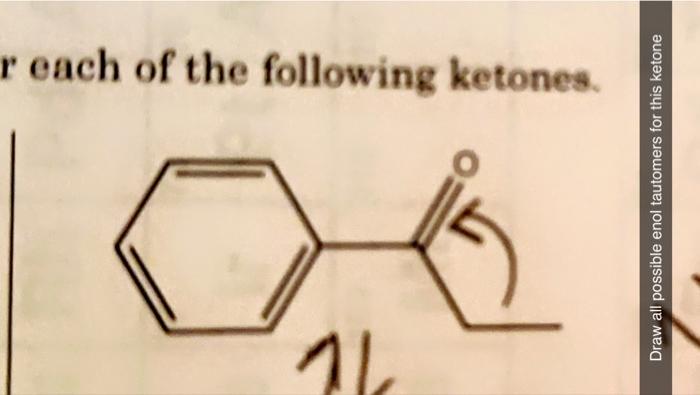 Solved each of the following ketones. | Chegg.com