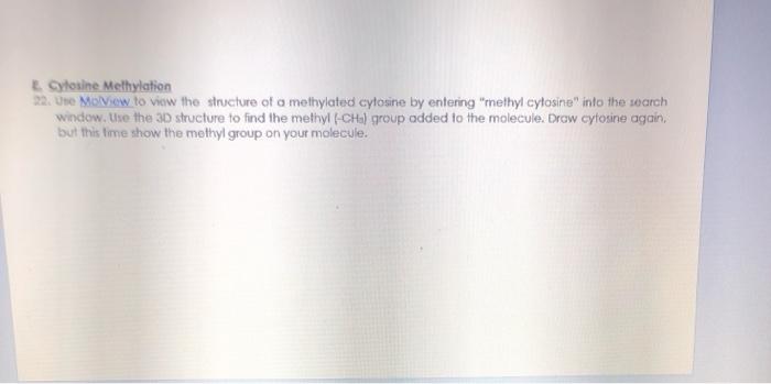 Solved EPIGENETICS: INVESTIGATING THE STRUCTURE AND FUNCTION | Chegg.com