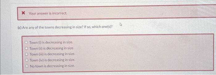Solved The Following Functions Give The Populations Of Four